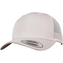 Flexfit Merch Retro Trucker M&uuml;tze Silber 6606-0SI-OS