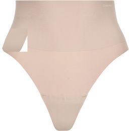 Tanga, Damen, Gr. XL (42), cedar, Jersey, Obermaterial: 72% Polyamid, 28% Elasthan, Calvin Klein Underwear, unifarben, k&ouml;rpernah, Unterhosen Tanga, K&ouml;rpernahe Passform mit elastischem Bund