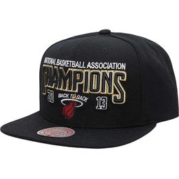 Mitchell & Ness Mitchell And Ness NBA Miami Heat 2013 Champions Snapback Cap Schwarz HHSS4511-MHEYY-ONE