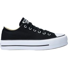 Converse Chuck Taylor All Star Lift Platform Low Schwarz Wei&szlig; Damen Schwarz 560250C-001-42.5