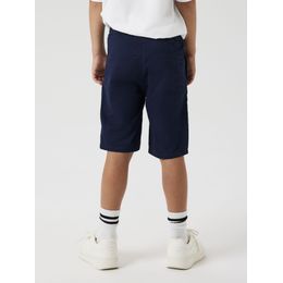 Shorts name it "NKMRYAN JOG L TWILL SHORTS 7001-TF NOOS", Jungen, Gr. 146, N-Gr, blau (navy blazer (blank)), Web, Obermaterial: 100% Baumwolle, unifarben, relaxed fit knielang, Hosen Shorts