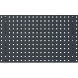 Bott Lochplatte Perfo 750, Lochgr&ouml;&szlig;e 9,2 x 9,2 mm, B 750 x T 13 x H 457 mm, Stahlblech pulverbeschichtet, anthrazitgrau RAL 7016