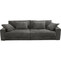 Jockenh&ouml;fer Big-Sofa JOCKENH&Ouml;FER GRUPPE "Space XL, B: 284 cm", grau 426, 09, B:284cm T:113cm, Korpus: 100% Polyester;Kissen: 100% Polyester, Sofas, Big-Sofa, Mega-Sofa mit Bettkasten & 4 Zierkissen