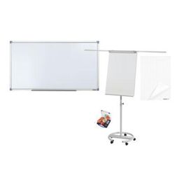 Sch&auml;fer Shop Sch&auml;fer Shop Select Whiteboard-Set, Bundle mit Moderationskoffer, Flipchart und Block