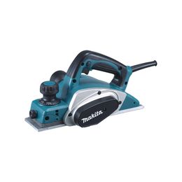 Makita KP0800J Falzhobel + MAKPAC | f&uuml;r Holzoberfl&auml;chen | mit Spantiefe von 0 bis 2,5 mm und Zubeh&ouml;r | mit Koffer |)