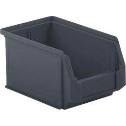 Sch&auml;fer Shop SSI Sch&auml;fer Sichtlagerkasten Serie ENTRY 221, Kunststoff, L 234 x B 140 x H 122 mm, 2,7 L, schwarz