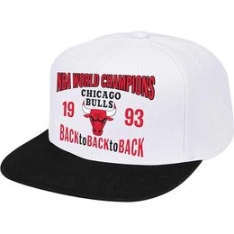 Mitchell & Ness Mitchell And Ness NBA Chicago Bulls 1993 Champions Back To Back To Back Snapback Cap Wei&szlig; HHSS3133-CBUYY-ONE