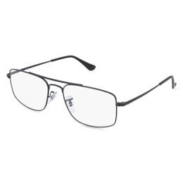 Ray-Ban RX6579 Brille Unisex | Fassung: Vollrand, Quadratisch, Schwarz