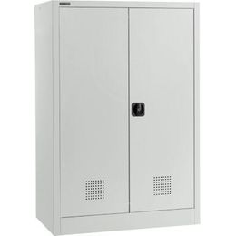 Sch&auml;fer Shop Sch&auml;fer Shop Select Umweltschrank, B 950 x T 500 x H 1585 mm, 3 Wannen &agrave; 18 Liter, lichtgrau/lichtgrau