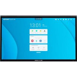 Businessmonitor ADVANTOUCH PRO 3, 65", IPS Panel, 3840 x 2160 px, 4K-UHD, 8 Mikrofone, 2 x 8 W/2 x 18 W, HDMI/USB/LAN/WiFi, schwarz