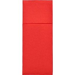 Papstar Bestecktaschen Royal Collection, integrierte Besteckfalz, B 200 x H 82,5 mm, FSC&reg;-zertifiziert, Premium-Tissue, rot, 6 x 50 St&uuml;ck
