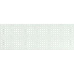 Bott Lochplatte Perfo 1300, Lochgr&ouml;&szlig;e 9,2 x 9,2 mm, B 1300 x T 13 x H 457 mm, Stahlblech pulverbeschichtet, lichtgrau RAL 7035