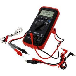 Digital Multimeter inkl. Pr&uuml;fspitzen und Krokodilklemmen