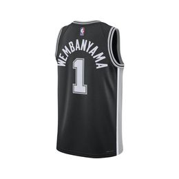 Nike NBA San Antonio Spurs Icon Edition Victor Wembanyama Dri-fit Swingman Trikot Grau 5 211770001S