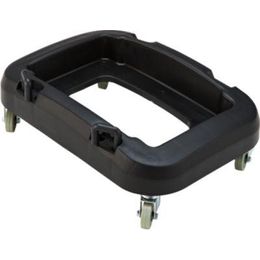 Sch&auml;fer Shop Fahrgestell f&uuml;r Sch&auml;fer Shop Select Abfallbeh&auml;lter mit Volumen 60 l, verkettbar, 4 Lenkrollen, 2 Verbinder, B 480 x T 330 x H 140 mm, schwarz