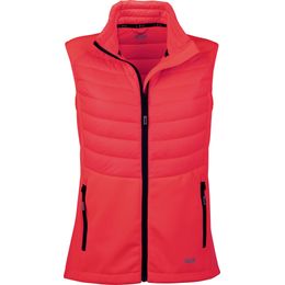 Steppweste LPO "ELMCOURT VEST III WOMEN", Herren, Gr. 48 (XL), rot, 100% Polyester, figurbetont, Westen Steppweste, auch in Gro&szlig;en Gr&ouml;&szlig;en erh&auml;ltlich
