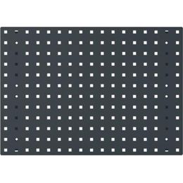 Bott Lochplatte Perfo 650, Lochgr&ouml;&szlig;e 9,2 x 9,2 mm, B 650 x T 13 x H 457 mm, Stahlblech pulverbeschichtet, anthrazitgrau RAL 7016