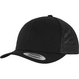 Flexfit Merch Retro Trucker M&uuml;tze Schwarz 6606-_BL-OS