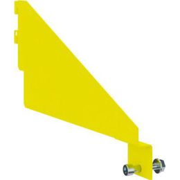 Sch&auml;fer Shop Sch&auml;fer Shop Select Warnblech f&uuml;r mobile Schallschutz Stellwand, B 514 x T 32 x H 105 mm, Stahlblech, verkehrsgelb