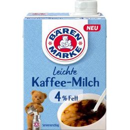 B&auml;renmarke B&auml;renmarke Kaffee-Milch, 4 % Fett, 340 g, Tetrapack, wiederverschlie&szlig;bar