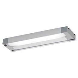 Waldmann Systemleuchte WLA LED, 1100 Lumen, 5000 K, strukturierte Entblendung, L 449 x B 120 x H 40 mm, mit Ein/Aus-Schalter, Linksmontage, grau