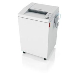 IDEAL Aktenvernichter 4005 MC, Mikroschnitt 0,8 x 12 mm, P-6, 165 l, 13-15 Blatt Schnittleistung, &Ouml;ler, mit Rollen, Blauer Engel, grau