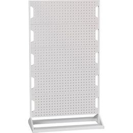 Bott station&auml;res Lochplatten-System Perfo Rack, 10 Lochplatten, B 1000 x T 550 x H 1775 mm, Stahl, lichtgrau RAL 7035/lichtgrau RAL 7035