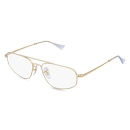 Ray-Ban RX6550 Brille Unisex | Fassung: Vollrand, Geometrisch, Gold