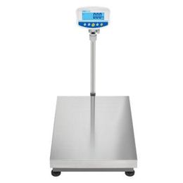 Boden-Kontrollwaage aeAdam GFK-S 600, ungeeicht, Ablesbarkeit 50 g/W&auml;gebereich bis 600 kg, LC-Display, RS-232, Netzbetrieb