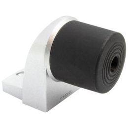 Wagner Bodent&uuml;rstopper BACK DOOR EH 5001, Zinkdruckguss, zum Schrauben, 95 x 52 x 68 mm, f&uuml;r schwere T&uuml;ren, alusilber-schwarz