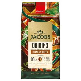 Kaffee Jacobs Kr&ouml;nung Origins Uganda & Kenia, Bohnenkaffee, Intensit&auml;t 8/10, gemahlen, 1 kg