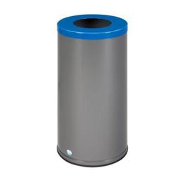 Var Wertstoffsammelger&auml;t WSG 70, 70 l, Aluminium-Griff, 8 kg, freistehend, blau RAL 5010