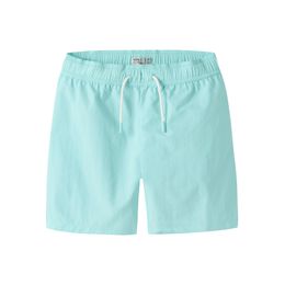 Badeshorts name it "NKMZAKRON SWIM SHORTS", Kinder, Gr. 152, N-Gr, limpet shell, Web, Polyamid, unifarben, Badehosen Badeshorts