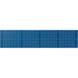 Bott Lochplatte Perfo XL, Lochgr&ouml;&szlig;e 9,2 x 9,2 mm, B 1981 x T 13 x H 457 mm, Stahlblech pulverbeschichtet, enzianblau RAL 5010