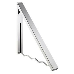 Alco Wandgarderobe, klappbar, inkl. Montagematerial, Eisen, silber-chrom