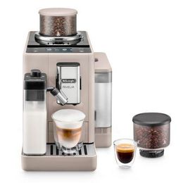 De'Longhi De'Longhi Kaffeevollautomat Rivelia EXAM 440.55.BG, f&uuml;r Bohnen/Pulver, 1450 W, bis 1,4 l/250 g, 2 Bohnenbeh&auml;lter, Milchaufsch&auml;umer, sand-beige