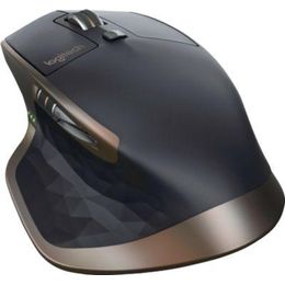 Laser-Maus Logitech MX Master, kabellos, 5 Tasten, 1600 dpi, mit USB-Empf&auml;nger, schwarz