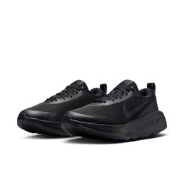 Walkingschuh Nike "M PROMINA", Herren, Gr. 45, schwarz, dk smoke grau, Synthetik, Textil, Schuhe Walkingschuh, mit Schn&uuml;rung, mit profiliertem Laufsohlenprofil, mit Gummilaufsohle