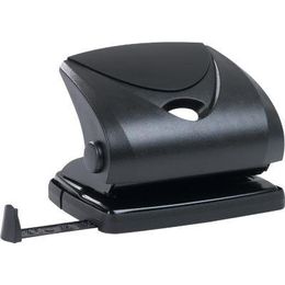 Sch&auml;fer Shop Sch&auml;fer Shop Pure Locher Typ 9104, bis 20 Blatt, verstellbare Anschlagschiene, Metall, schwarz