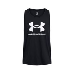 Under Armour Sportstyle Logo Tanktop Schwarz 1382883-001_XS
