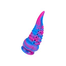 EIS Strukturierter Tentakel-Dildo mit Saugfu&szlig;, 19,5 cm