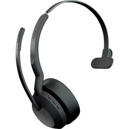 Headset Jabra Evolve2 55 link380c Mono, Reichweite bis 30 m, bis 10 h, MS-Teams optimiert, schwarz
