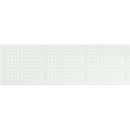 Bott Lochplatte Perfo L, Lochgr&ouml;&szlig;e 9,2 x 9,2 mm, B 1486 x T 13 x H 457 mm, Stahlblech pulverbeschichtet, lichtgrau RAL 7035