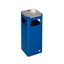 Var Wertstoffsammelger&auml;t WSG 25R, 22 l, Stahl-Inneneimer, Metallgriff, blau
