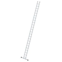 Munk Sprossen-Anlegeleiter, Aluminium, B 350 mm, Sprossenabstand 280 mm, belastbar bis 150 kg, 24 Sprossen