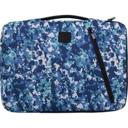 Exacompta Laptoph&uuml;lle Sleeve 13&ndash;14 Zoll Veggie, gepolstert, Eckschutz, versenkbarer Griff, Fronttasche, recycelt