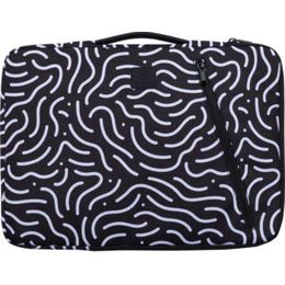 Exacompta Laptoph&uuml;lle Sleeve 15&ndash;16 Zoll Moon, gepolstert mit Eckschutz, versenkbarer Griff, 58% recycelt