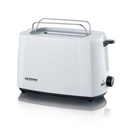 Severin Automatik-Toaster AT 2286, 2 Toastkammern, 700 W, 7-stufiger Br&auml;unungsgrad, Stopp-Taste, Br&ouml;tchen‑R&ouml;staufsatz, Wei&szlig;