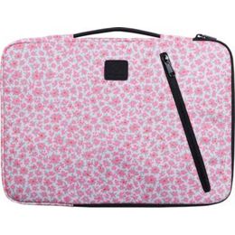 Exacompta Laptoph&uuml;lle Sleeve 13&ndash;14 Zoll Liberty, gepolstert, Eckschutz, versenkbarer Griff, Fronttasche, recycelt