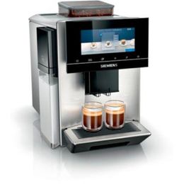 Siemens Kaffeevollautomat TQ903DZ3 EQ.900 plus, f&uuml;r Bohnen, 1500 W, bis 2,3 l/370 g, Fernzugriff, inkl. Zubeh&ouml;r, silber-schwarz